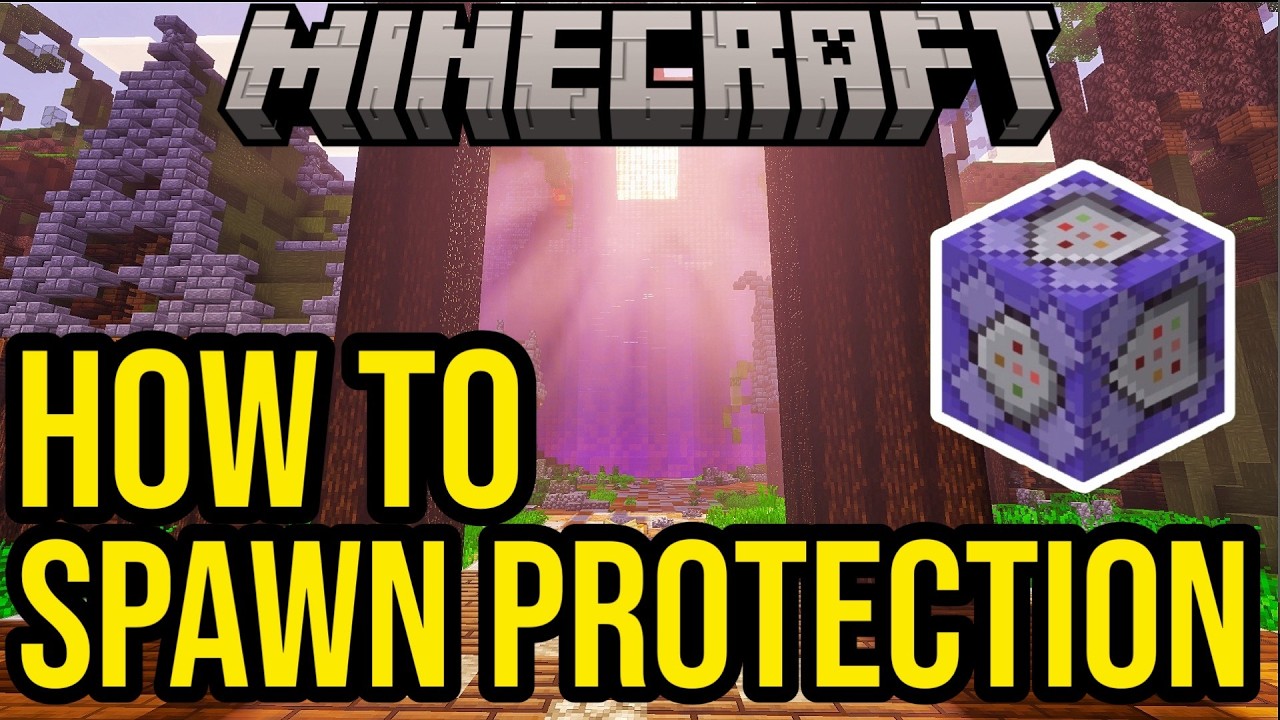 How to Make Spawn Protection in Minecraft Bedrock - Without Mods!