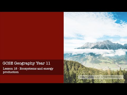 GCSE Geography Year 11 Lesson 18 Ecosystems and energy production