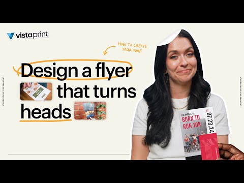 How to make a flyer with VistaPrint (and design tips to make it shine!)