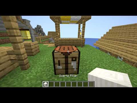How to create quartz pillar in Minecraft