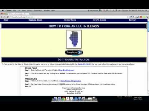 How to Form an LLC in Illinois