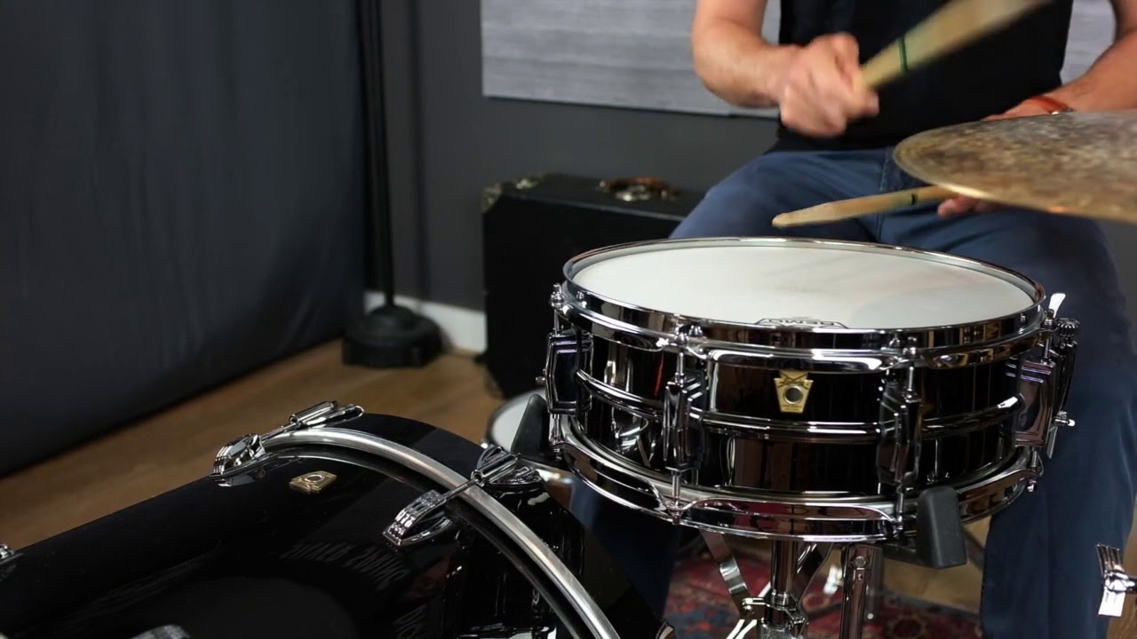 Ludwig LB414 5x14 Black Beauty 8-Lug Snare Drum - Presented by: Carter McLean