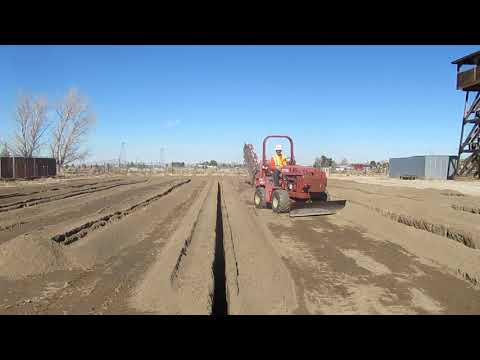 Trencher Work By Operator Robert Walsh