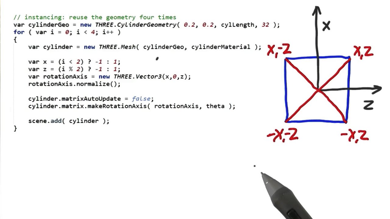 Make an Ornament or Caltrop - Interactive 3D Graphics