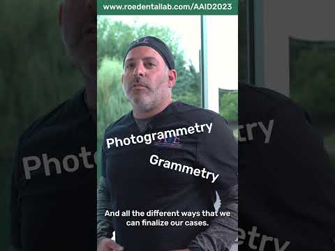 AAID 2023: Photogrammetry, Grammetry, and FP1 Educational Meeting #shorts