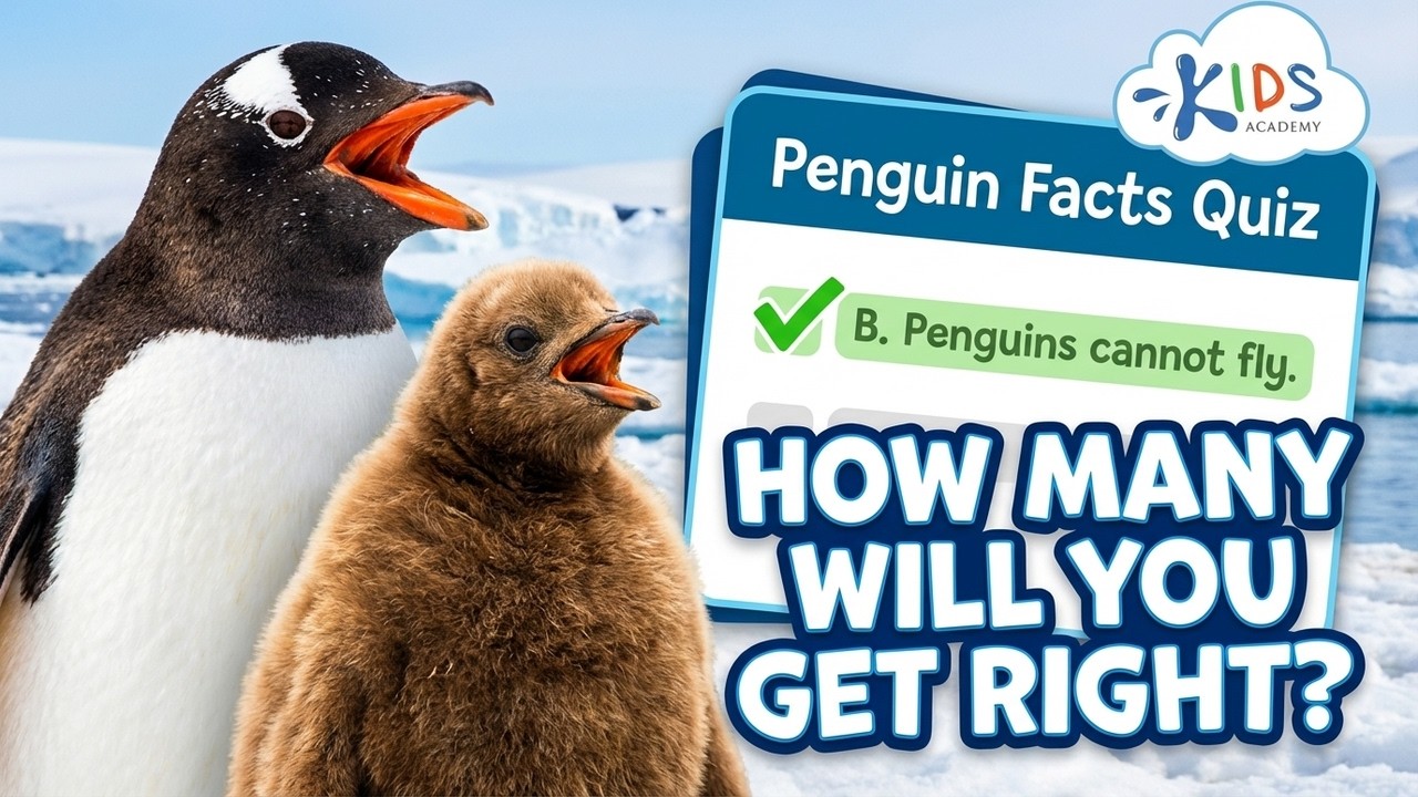 Penguin Facts Quiz for Children - How Many Will You Get Right?