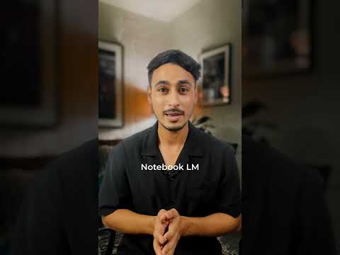 Notebook LM google new AI tool.