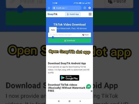 Download Video Tiktok Without Watermark| SnapTik