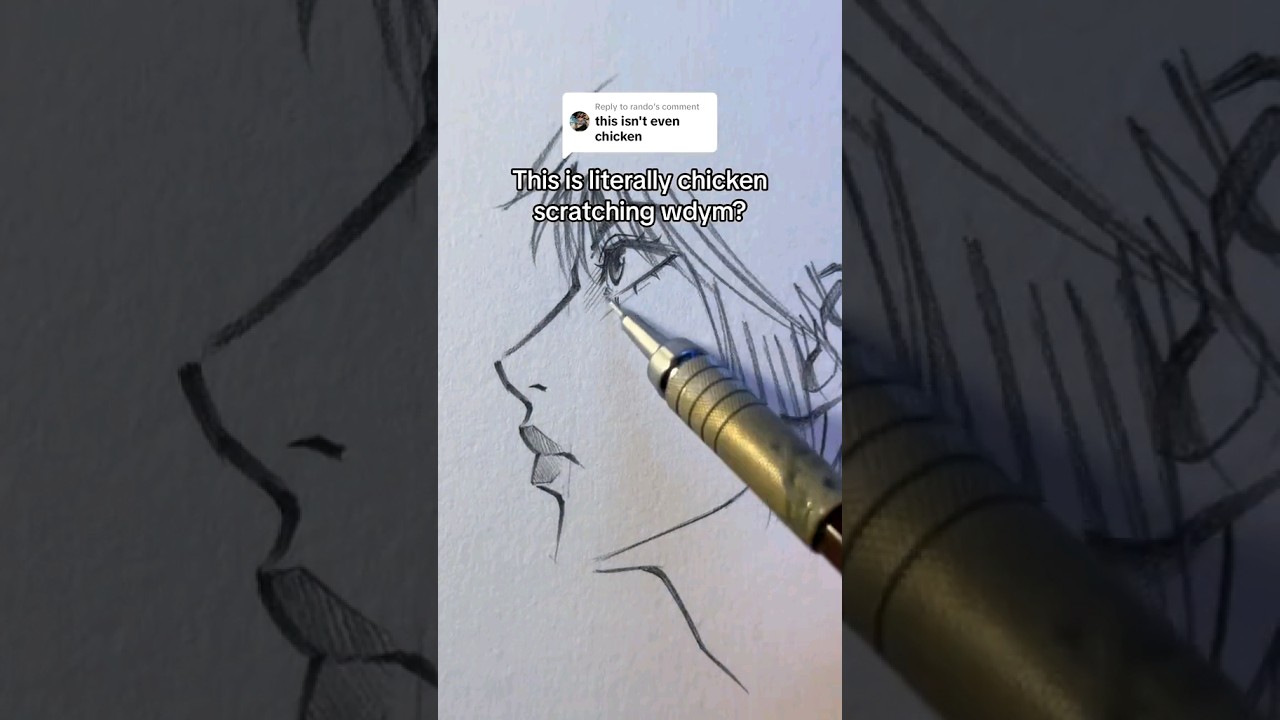 This is literally chicken scratching wdym? || Jmarron