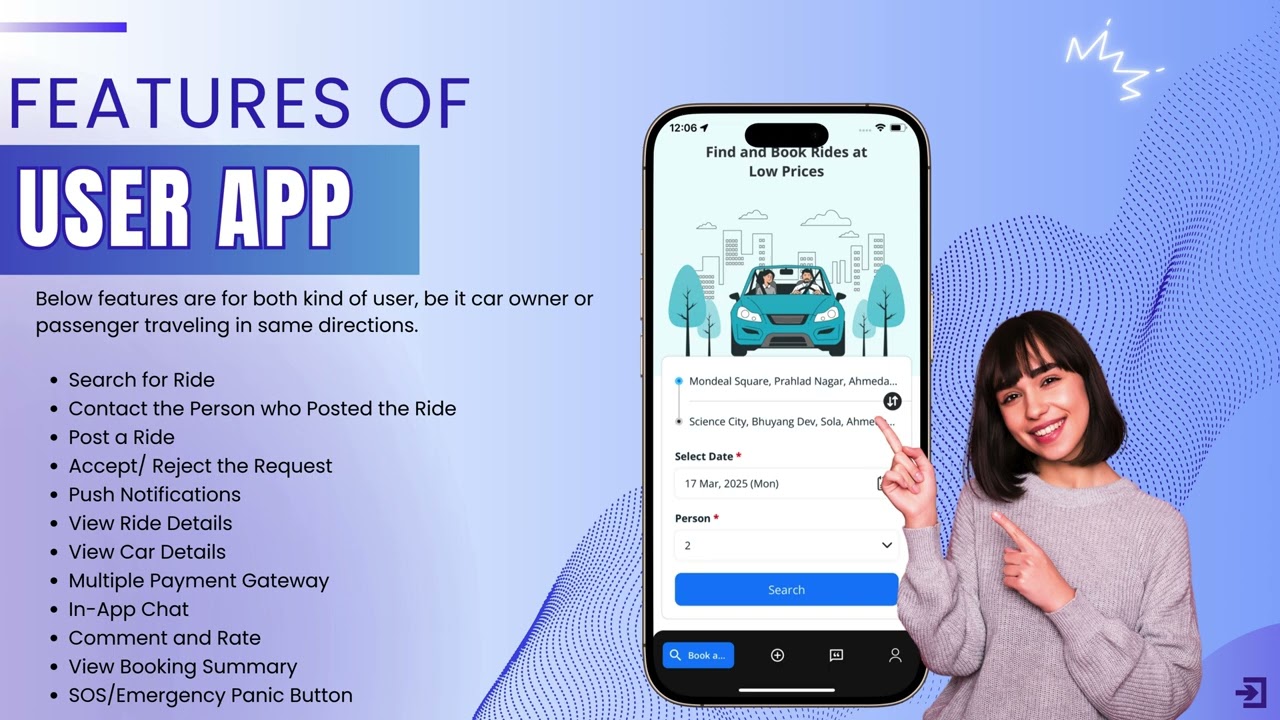 Blablacar Clone - Carpooling App Development