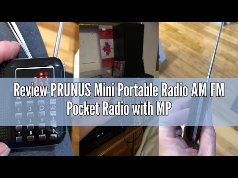 Review PRUNUS Mini Portable Radio AM FM Pocket Radio with MP3, LED Flashlight, Digital Radio Speaker