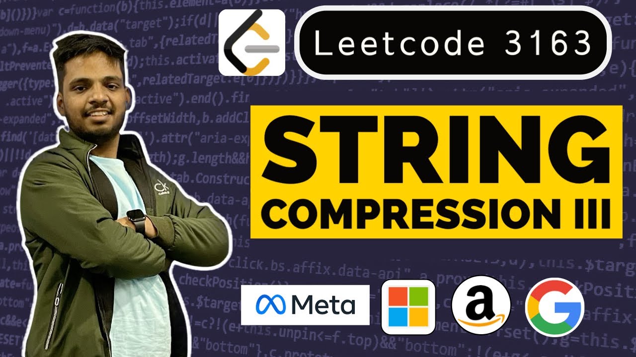 String Compression III | Leetcode 3163 | Two Pointer | String