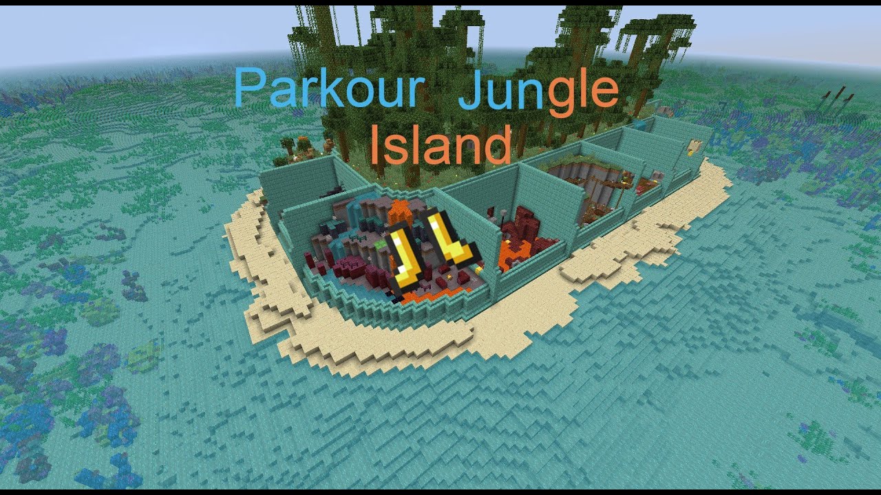 Parkour Jungle Island trailer (Minecraft Map)