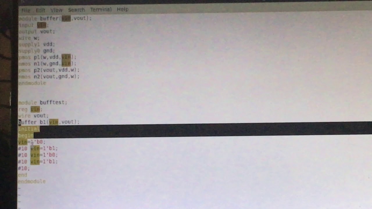 VLSI Lab - Digital -  Exp2 Buffer