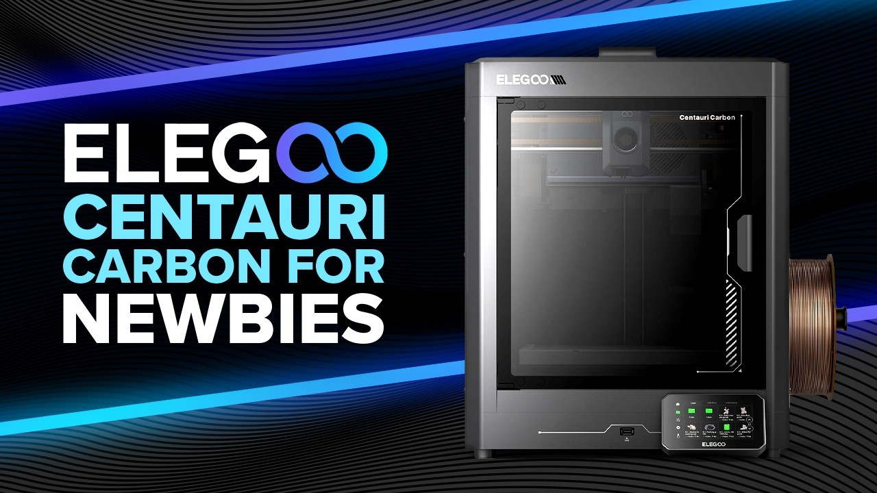 How to 3D print! Featuring the Elegoo Centauri Carbon