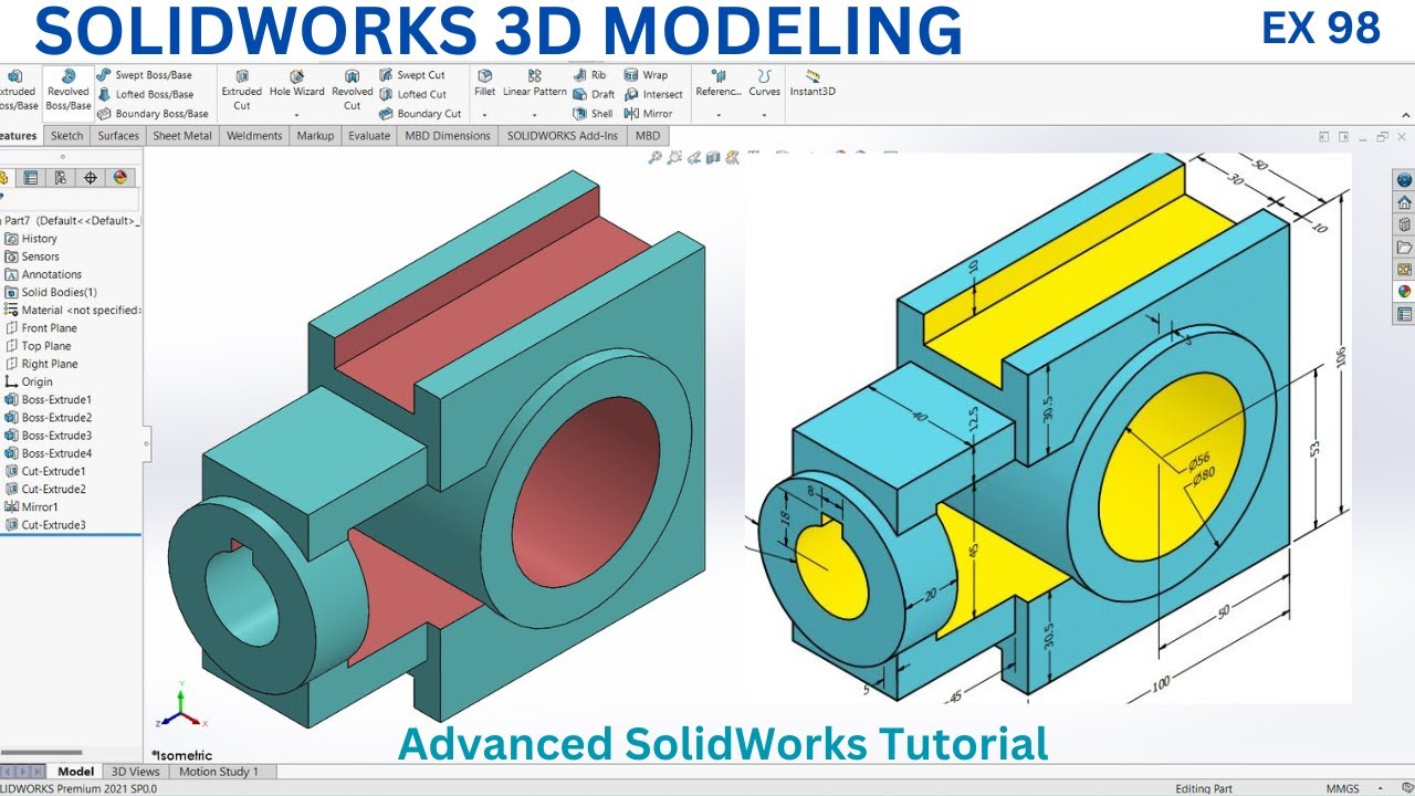 How To Make 3D Models Like A Pro (SolidWorks Tutorial)