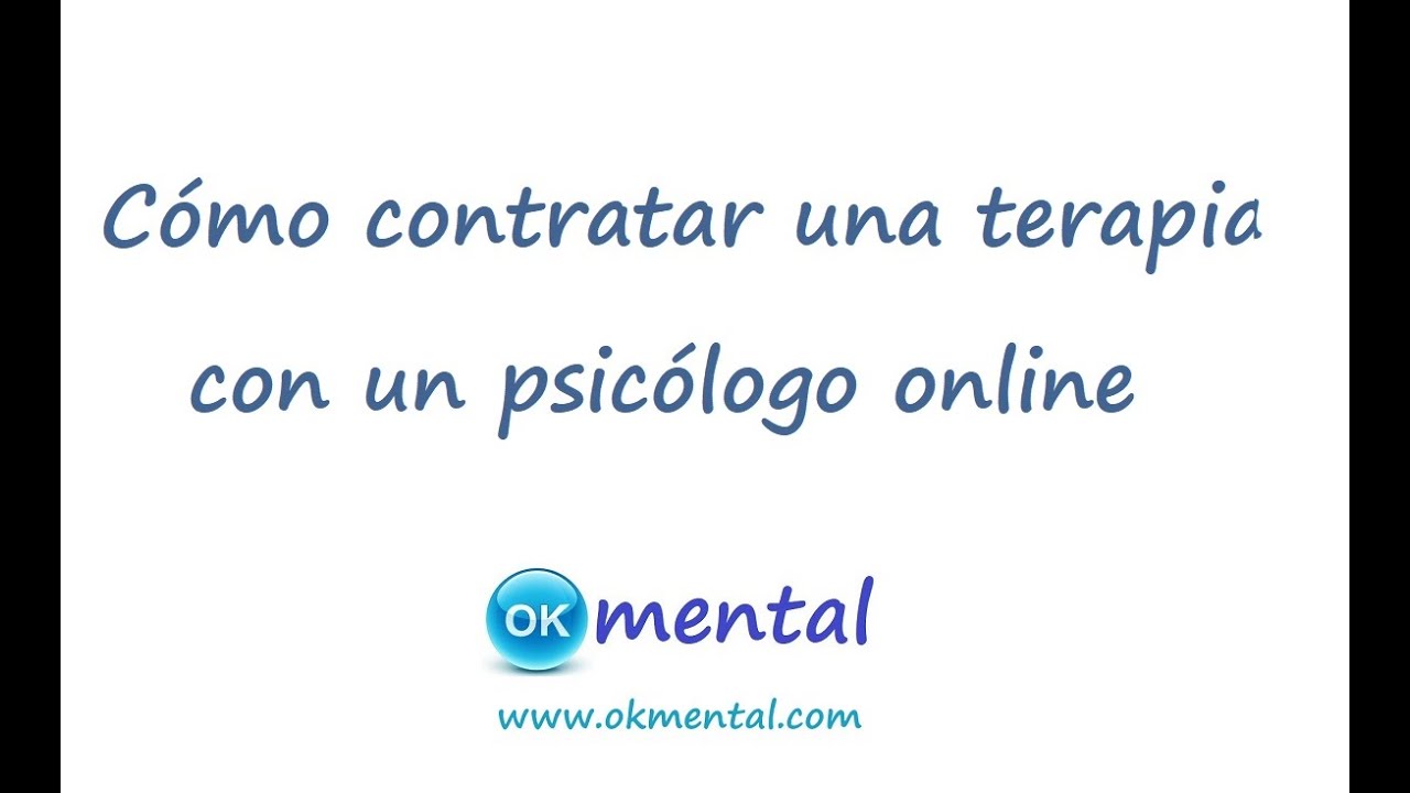 Como contratar terapia con un psicólogo online