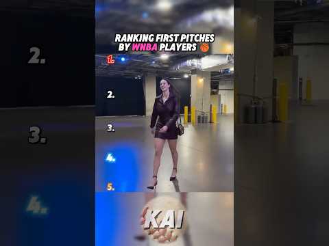 Ranking First Pitches by WNBA Players