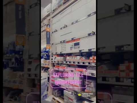 Exploring tile at Home Depot #homedepot #shorts