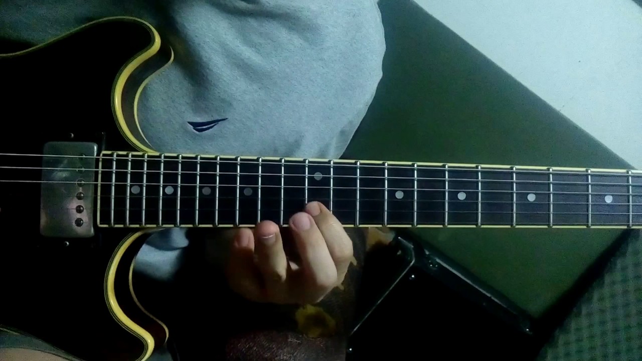 D Phrygian nat 6 Scale 3 notes per string guitar