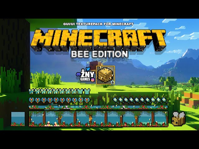 BEE EDITION [JAVA] 🐝 Minecraft Texture Pack