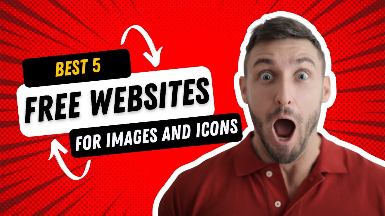 BEST 5 Websites for FREE images and icons