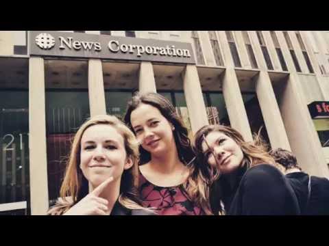 University of Oregon Journalism Students Take Manhattan