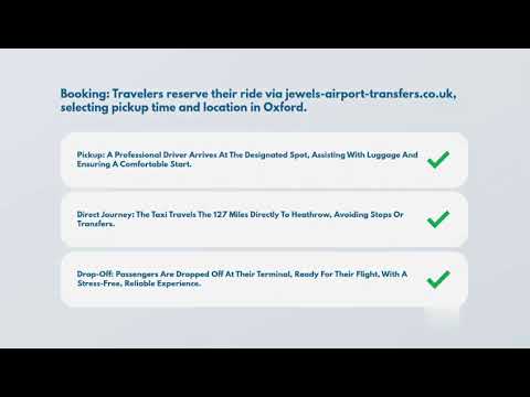 heathrow to oxford taxi service