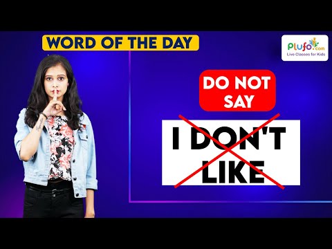 I don't like - Word of the Day || Synonyms and Antonyms || English Vocabulary