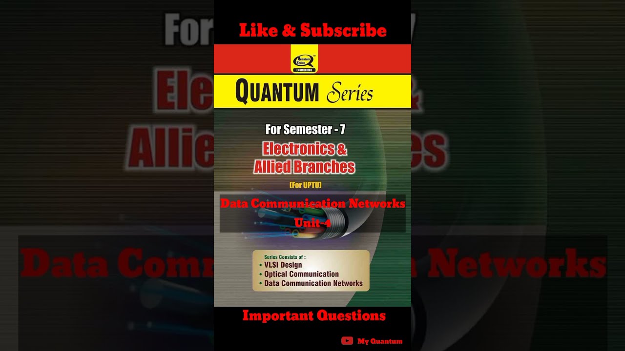 Data Communication Networks Unit-4 (Quantum Series) Important Questions #short #trend #study