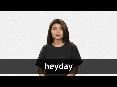 HEYDAY - Learn the Meaning, Synonyms & Translations | Collins English ...