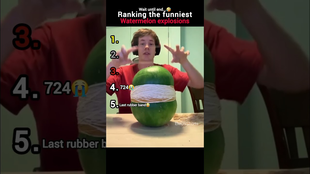 Ranking the funniest WATERMELON EXPLOSIONS😭😭🤣🤣🤣 #viral #fyp #tiktok #watermelon #funny