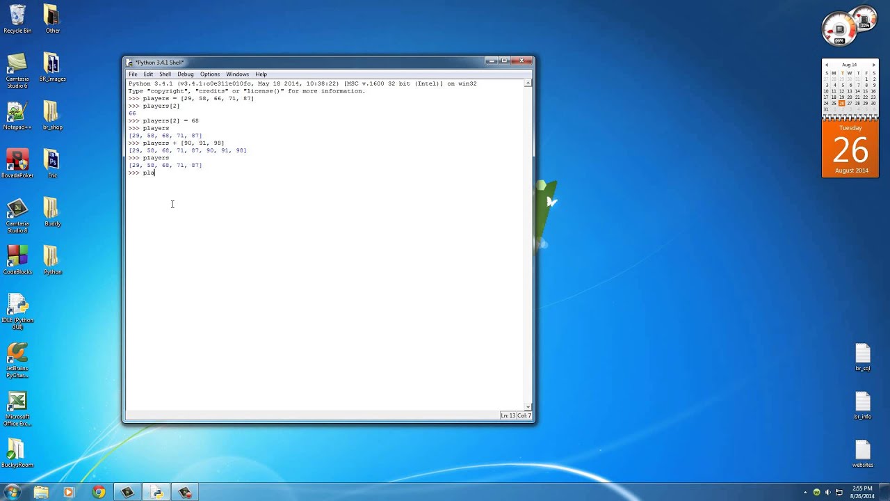 Python Programming Tutorial - 5 - Lists