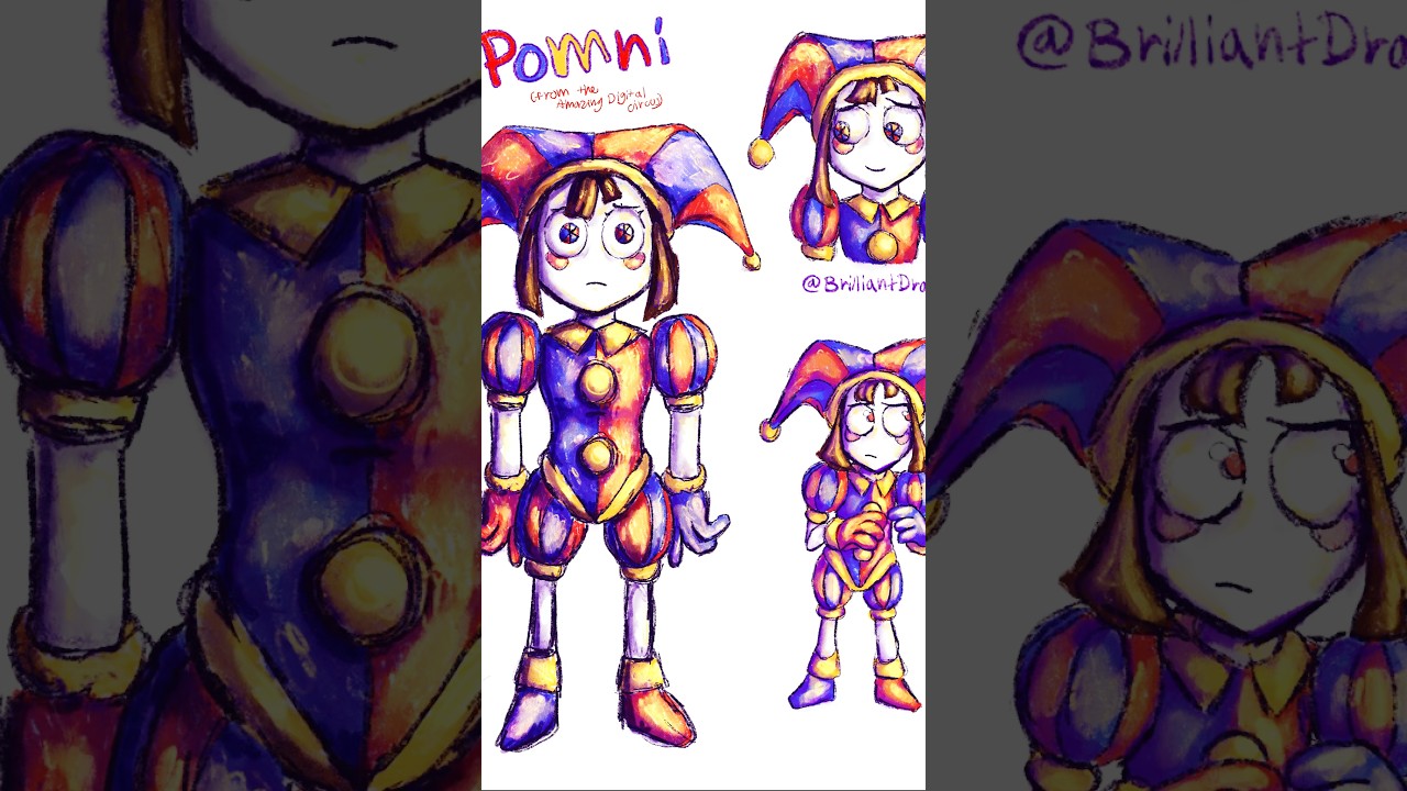 My drawing of Pomni #digitalcircus #digitalart #fanart #pomni