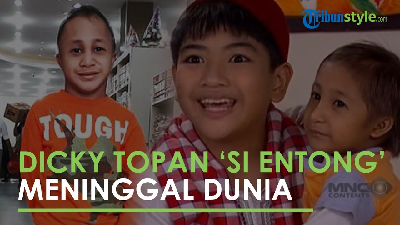 Kabar Duka, Dicky Topan Pemeran Adik dalam Sinetron 'si Entong ...