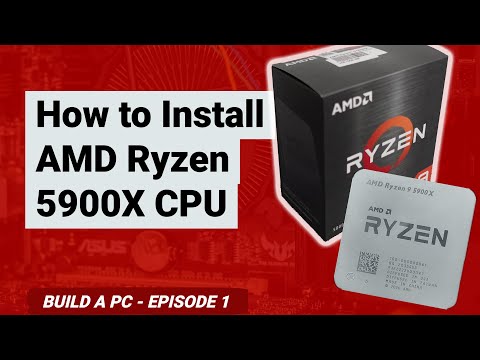 How to install the AMD Ryzen 5900X CPU in a X570 motherboard