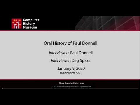 Oral History of Paul Donnell