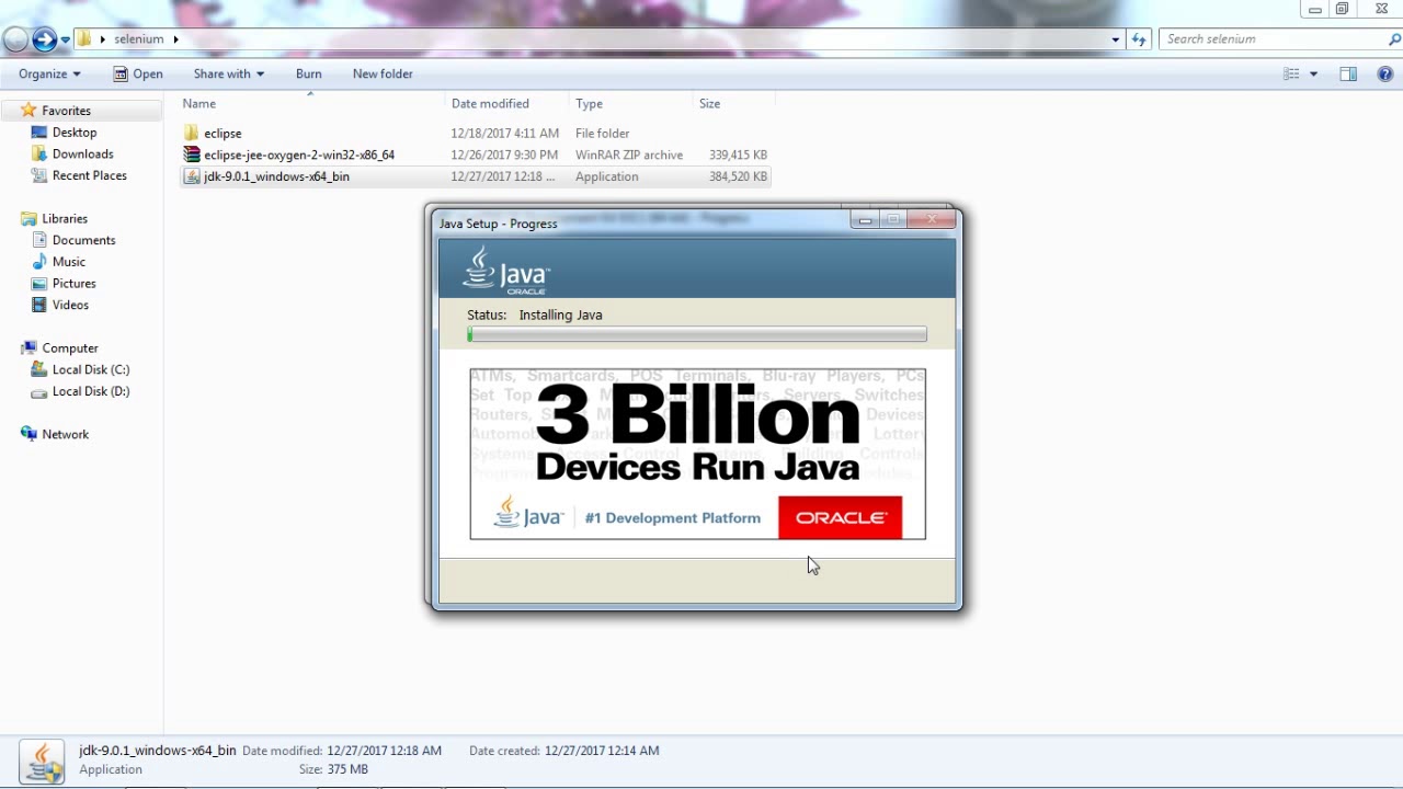 Java Get Started - How to install Eclipse and set environment variable