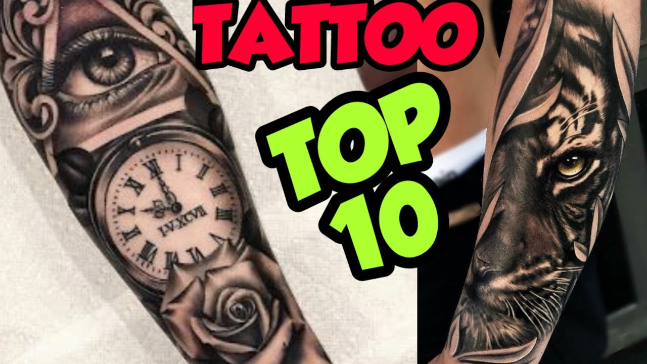 TOP 10 TATTOO MASCULINA (braço e antebraço)