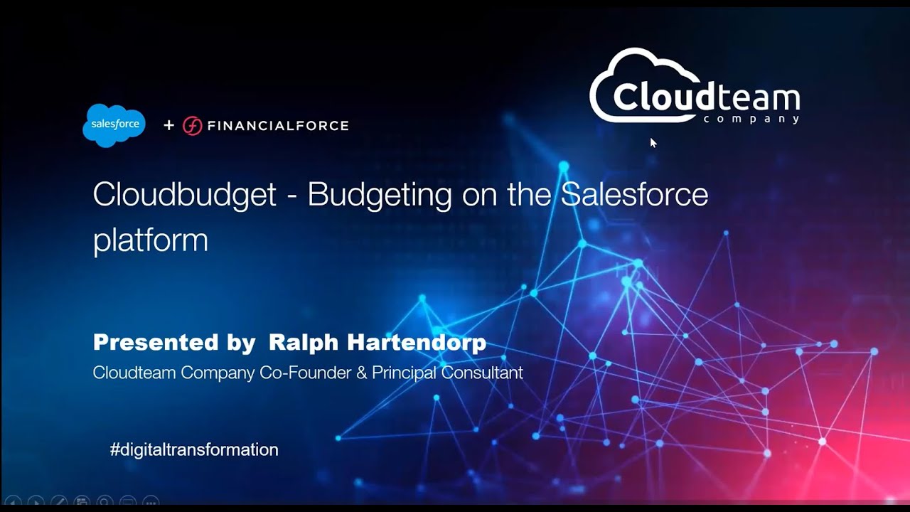 CloudBudget on Salesforce - Cloudteam Webinar