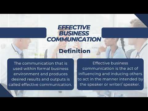 Introduction, Meaning and Definition of Business Communication | Learn Faster
