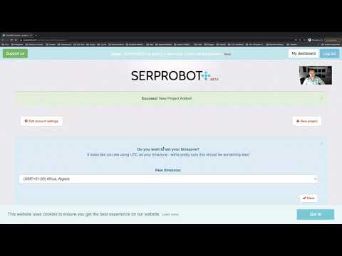 Serprobot: check & monitor Google rankings for free