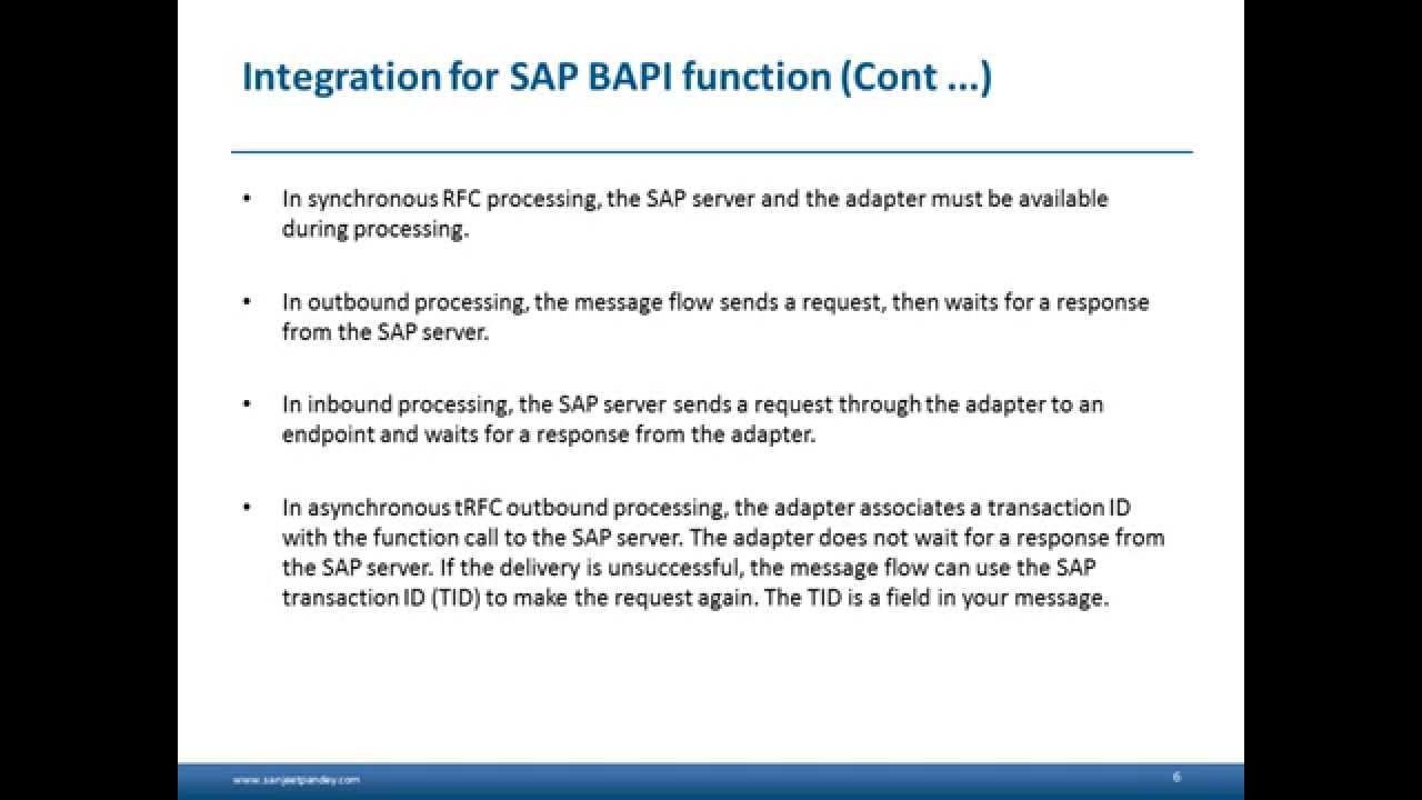 Integration with SAP using Mule ESB