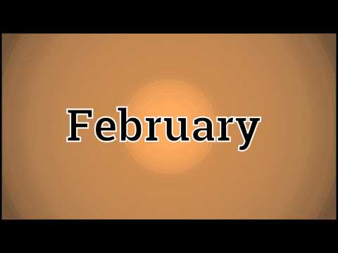 What February Means