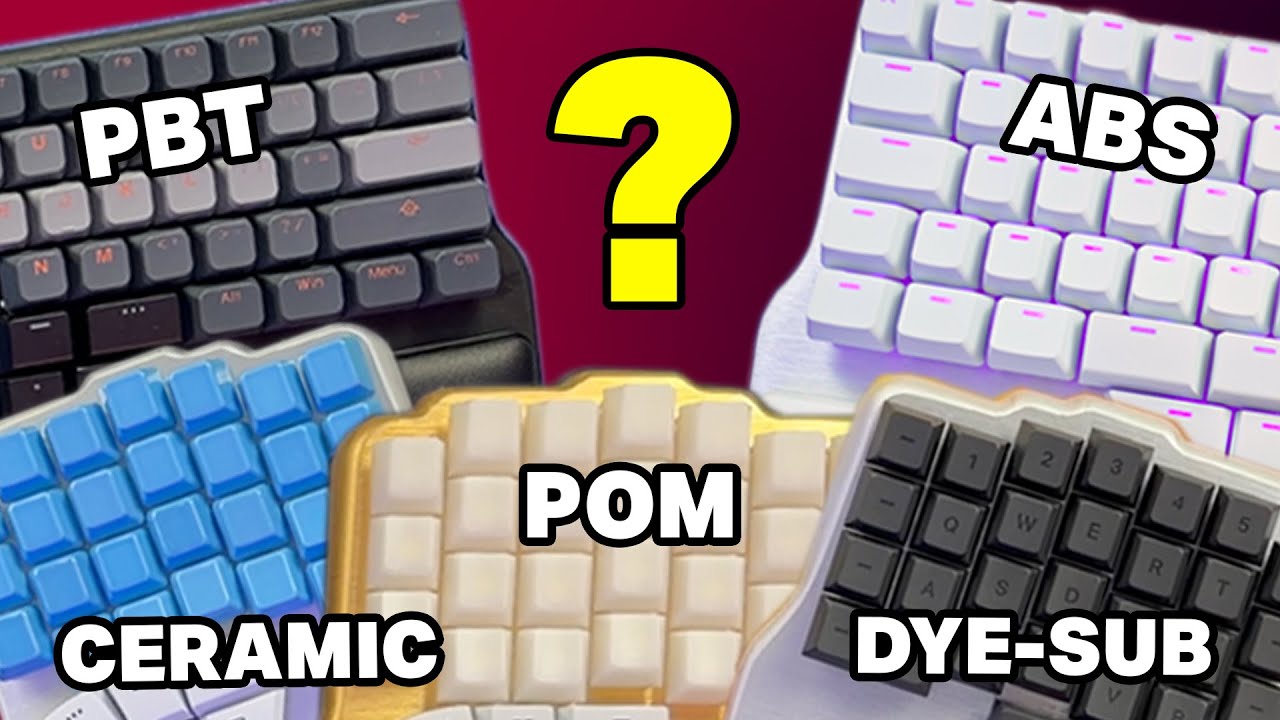 How keycaps affect the sound of your keyboard