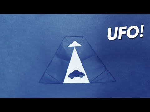 Origami. Abduction by UFO – Diculik UFO | Origami haditahir