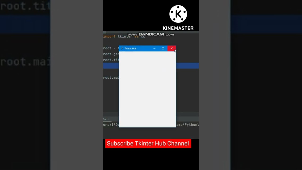 Tool Window in Tkinter @tkinterhub