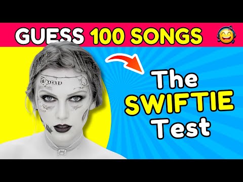 GUESS 100 TAYLOR SWIFT SONGS ๐ค | โ ๏ธOnly for REAL SWIFTIES ๐ฉ