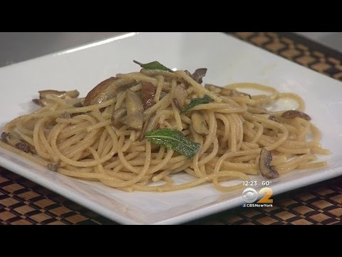 Crimini Mushrooms With Pasta