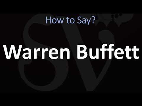 How to Pronounce Warren Buffett? (CORRECTLY)